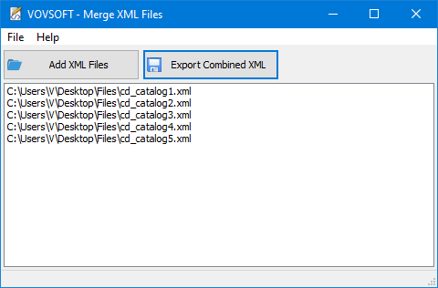 Merge Xml Files For Pc Combines Multiple Xml Files