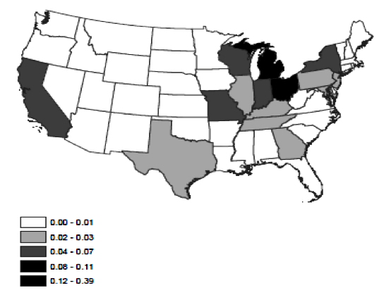 The changing geography of US manufacturing during the 20th century ...