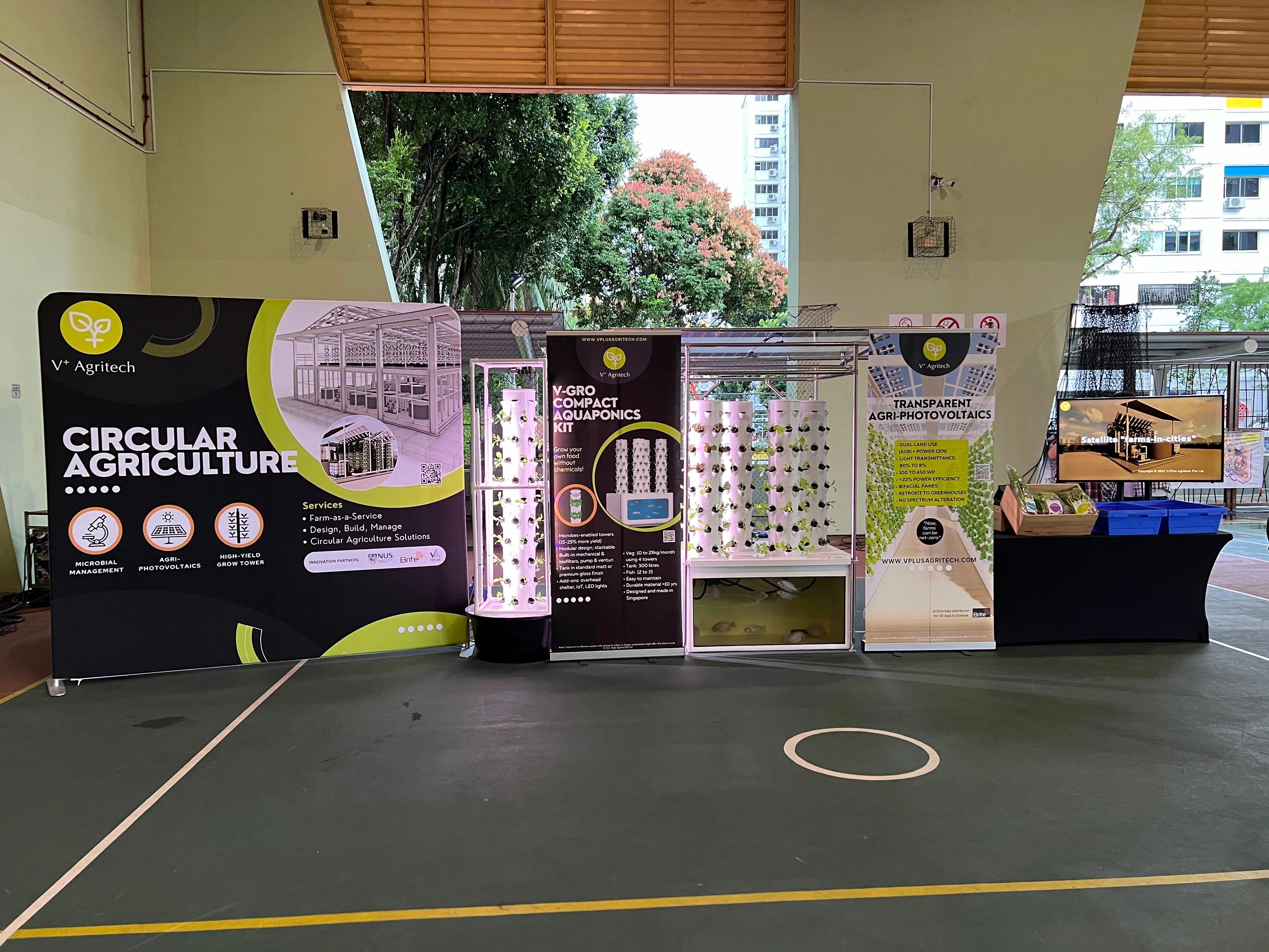 Singapore Total Defence Day 2023 Exhibition V Plus Agritech