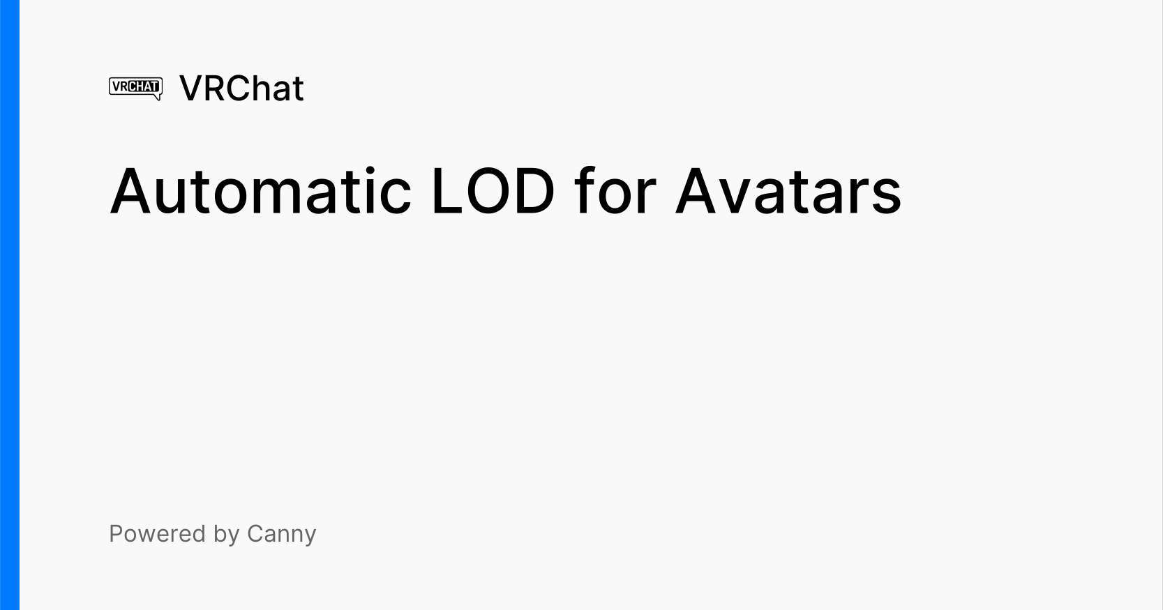 Automatic Lod For Avatars Voters Vrchat