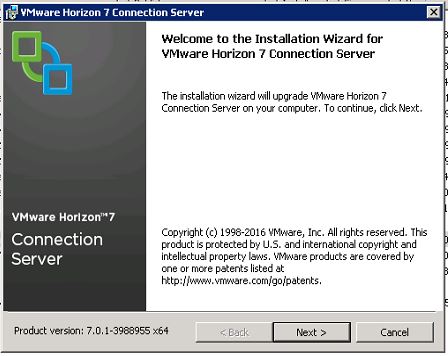 Horizon View 6.x to 7.x Upgrade and best practices - vSphere Cloud
