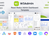 W3admin React Redux Admin Dashboard Template