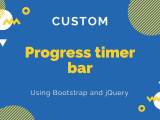 How To Create A Progress Timer Bar Using Bootstrap And Jquery