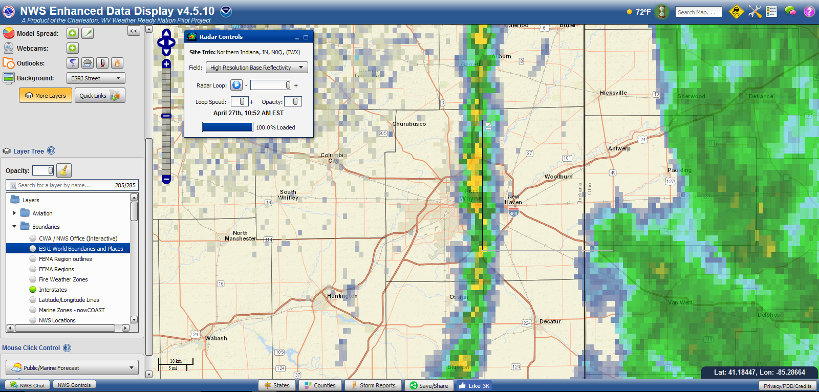 Experimental NWS Enhanced Data Display is useful tool for storm ...