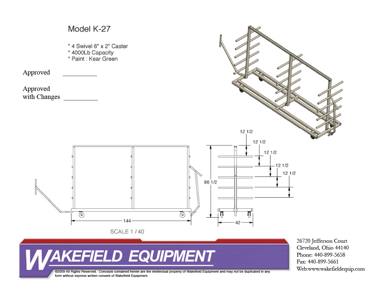 Mobile Extrusion Racks - Wakefield Equipment