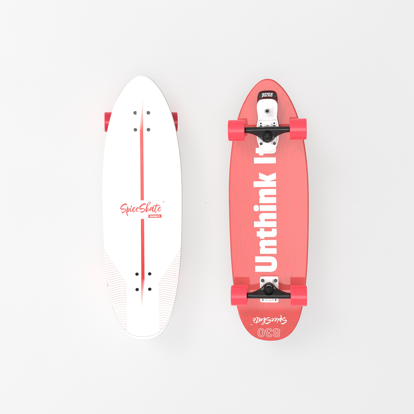 WAKEMUSTERS - SpiceSkate HABANARO 830 Surfskate Board