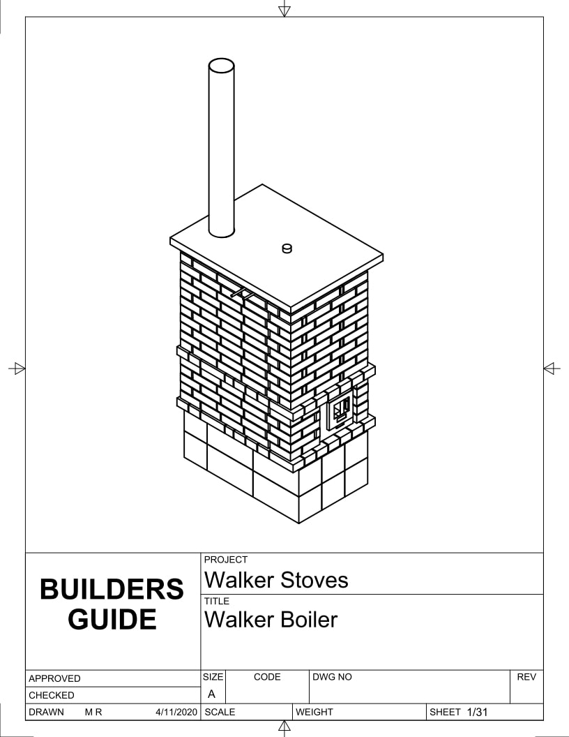 Walker Boiler Wood Fired Rocket Water Heater Plans – Walker Stoves
