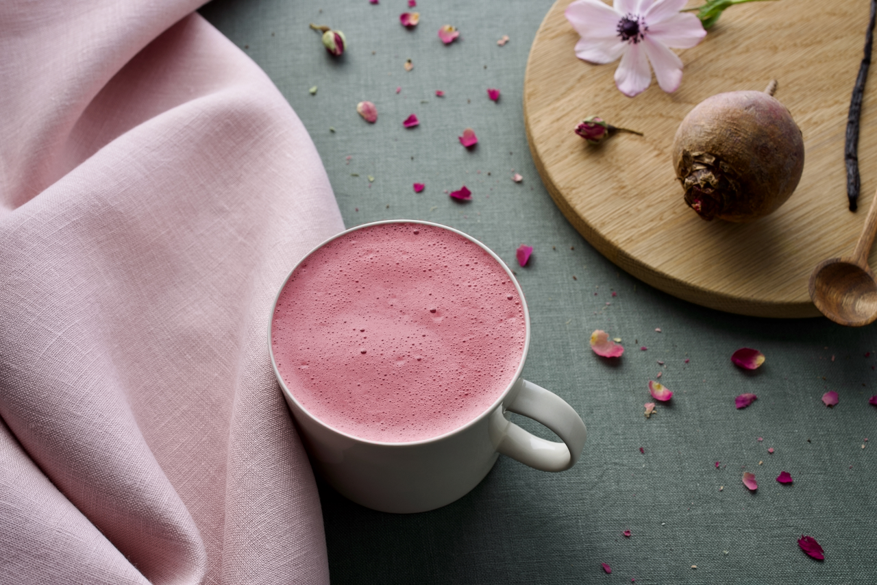 Vegan Matcha Latte (GF) - Walking Through Lavender Fields