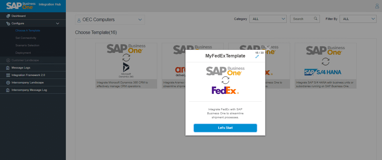 FedEx Integration with SAP Business One – SAP Integration Solutions