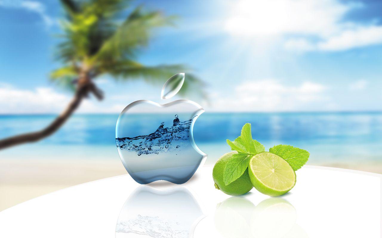 View 18 Apple Hintergrundbilder Strand - bizangwasugo