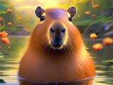 Capybara Cartoon Wallpapers Wallpaper Cave