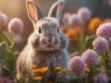Flower Bunny Spring Wallpapers Wallpaper Cave