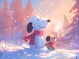 Winter Snoopy Pc Wallpapers Wallpaper Cave