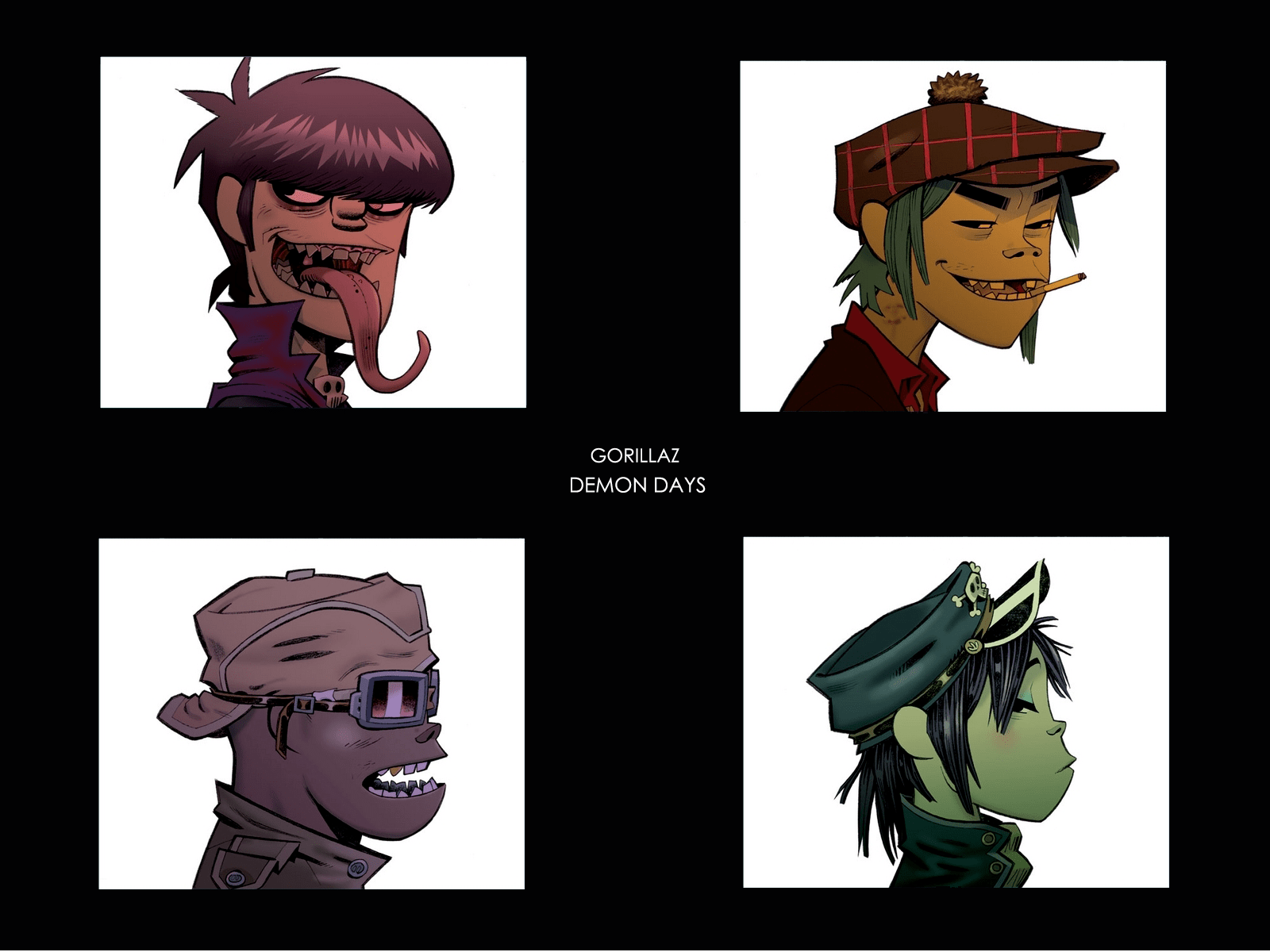 The Best 11 Gorillaz Album Cover Demon Days - greatmakepic