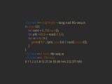 Rust Programming Code Fibonacci Sequence Syntax Highlighting