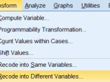 Spss Tutorials Recoding Variables