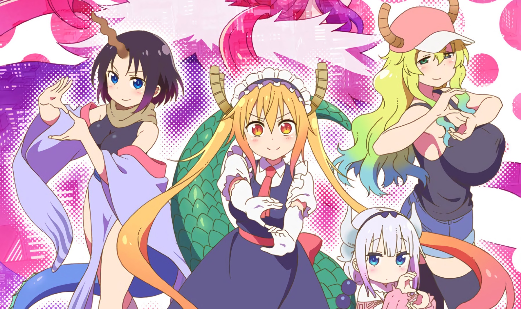 Musim ke-2 Anime Kobayashi-san Chi no Maid Dragon Ungkap para Pemeran ...