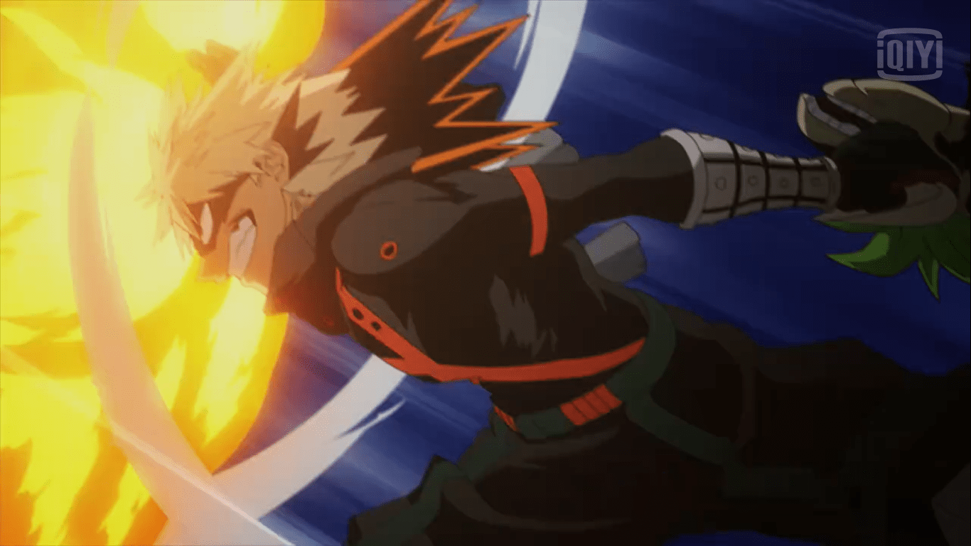 5 Gerakan Super Bakugo Katsuki di Anime My Hero Academia