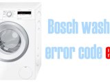 Bosch Washer Error Code E02