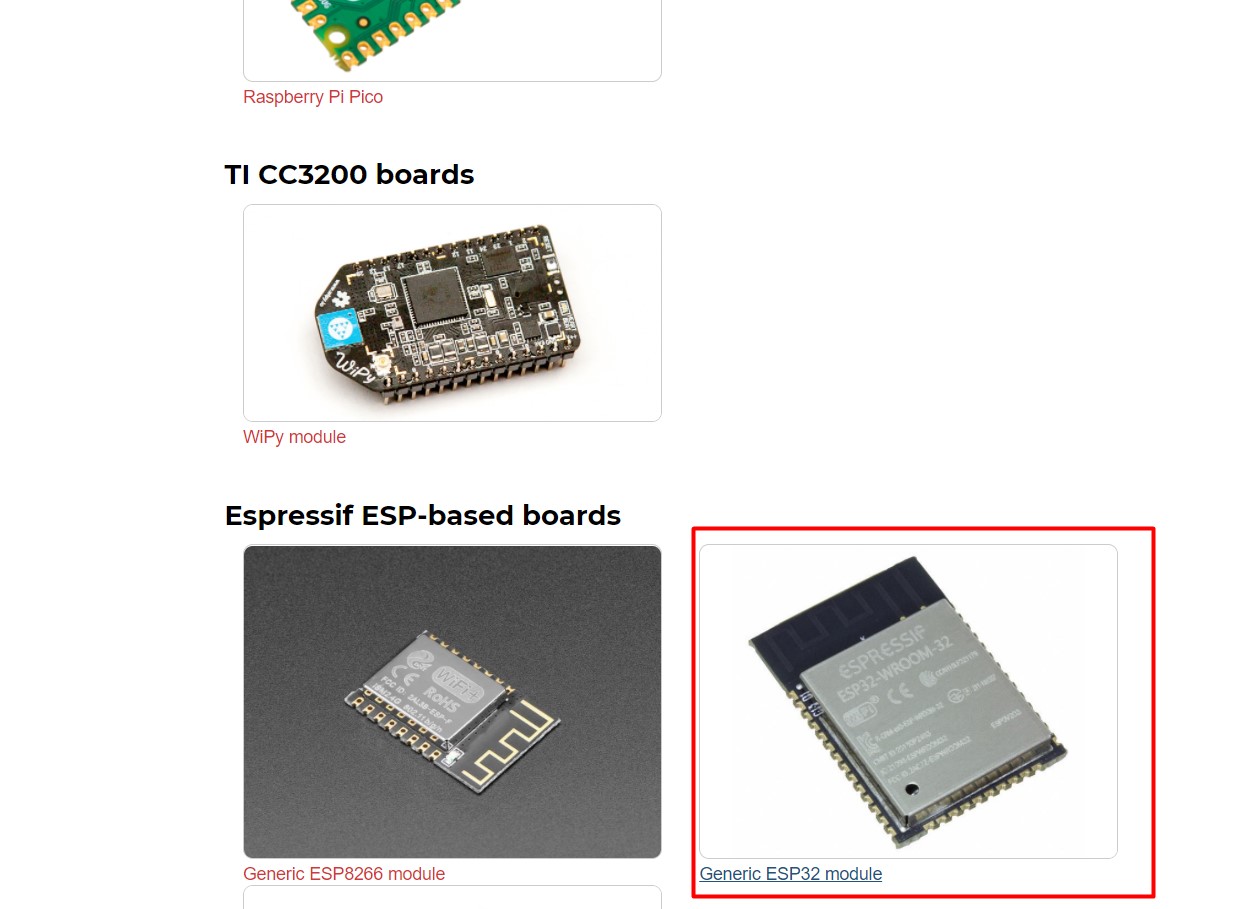 Flashupload Micropython Firmware To Esp32 And Esp8266