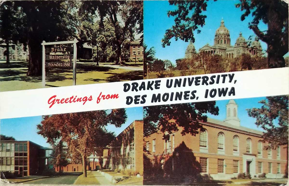 1960s Postcards of Drake University