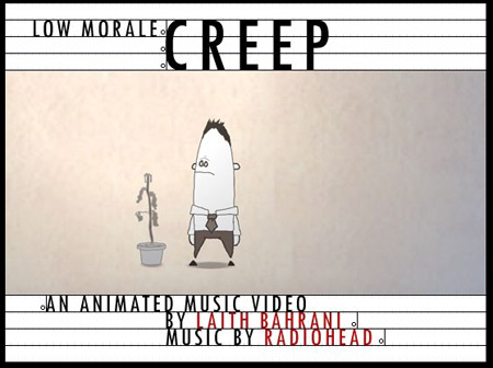 Animation of Radiohead Song: Creep – franziska nyffeler