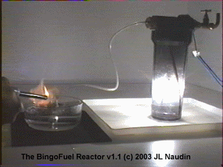 The Bingo Fuel Reactor v1.1 test by JL Naudin - Fortunadrago.it
