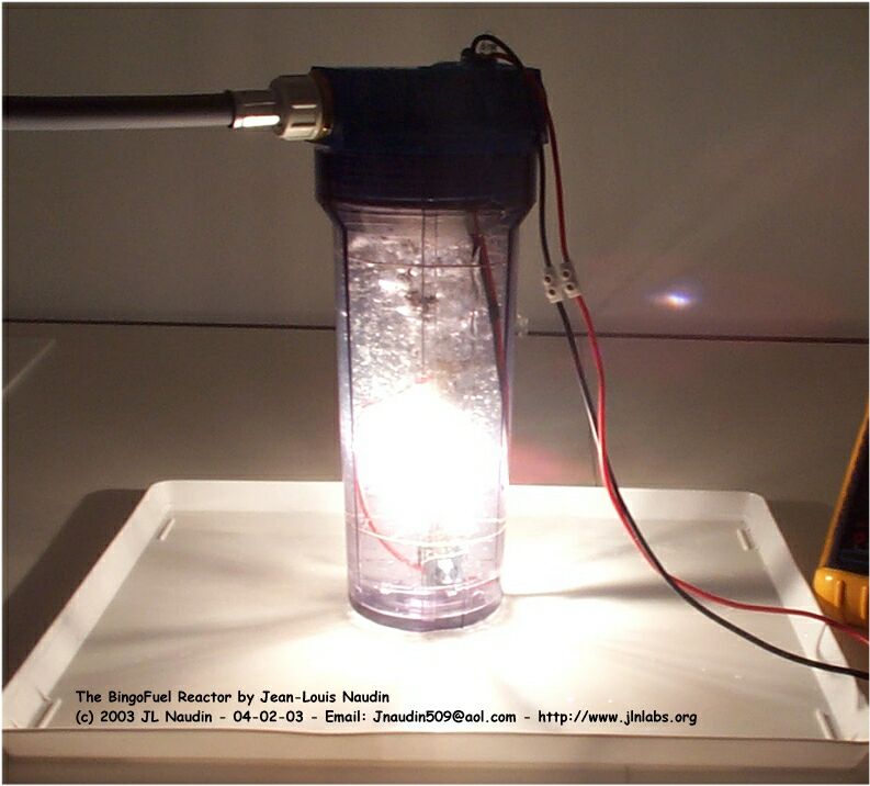 The Bingo Fuel Reactor v1.0 by JL Naudin - Fortunadrago.it