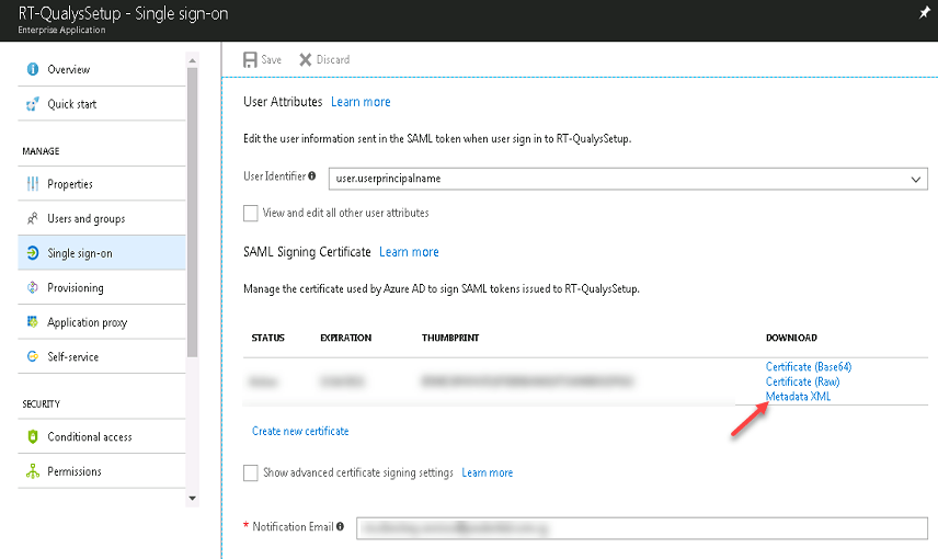 Qualys SAML integration with Azure AD – All about Endpoint Management