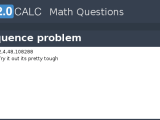 View Question A Sequence Problem