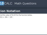 View Question Function Notation