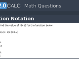 View Question Function Notation