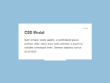 Basic Css Modal