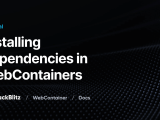 Installing Dependencies In Webcontainers Webcontainers