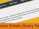 Create Responsive Jquery Tabs