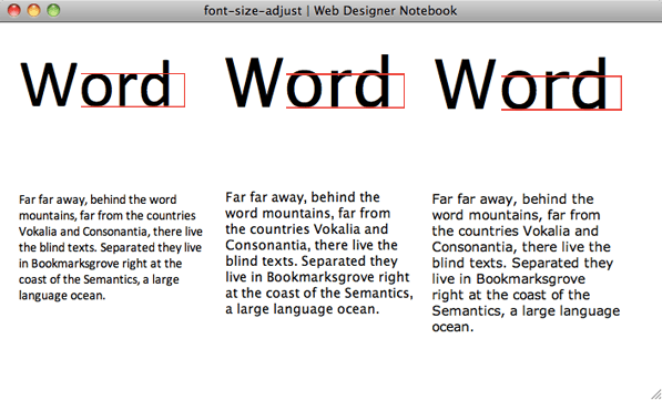 The Little Known Font size adjust CSS3 Property Web Designer Notebook the-little-known-font-size-adjust-css3-property-web-designer-notebook