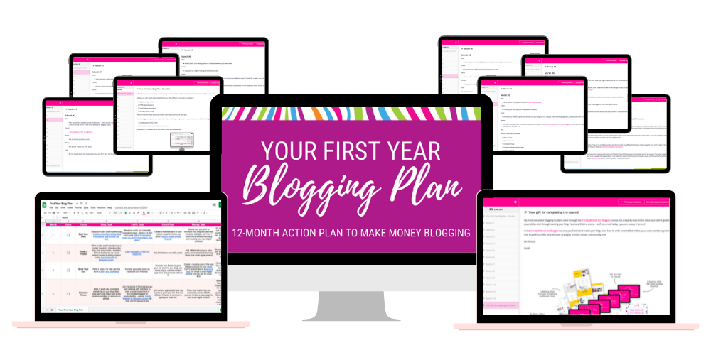 Your First Year Blog Plan - Web Design iCandy - WordPress for Bloggers