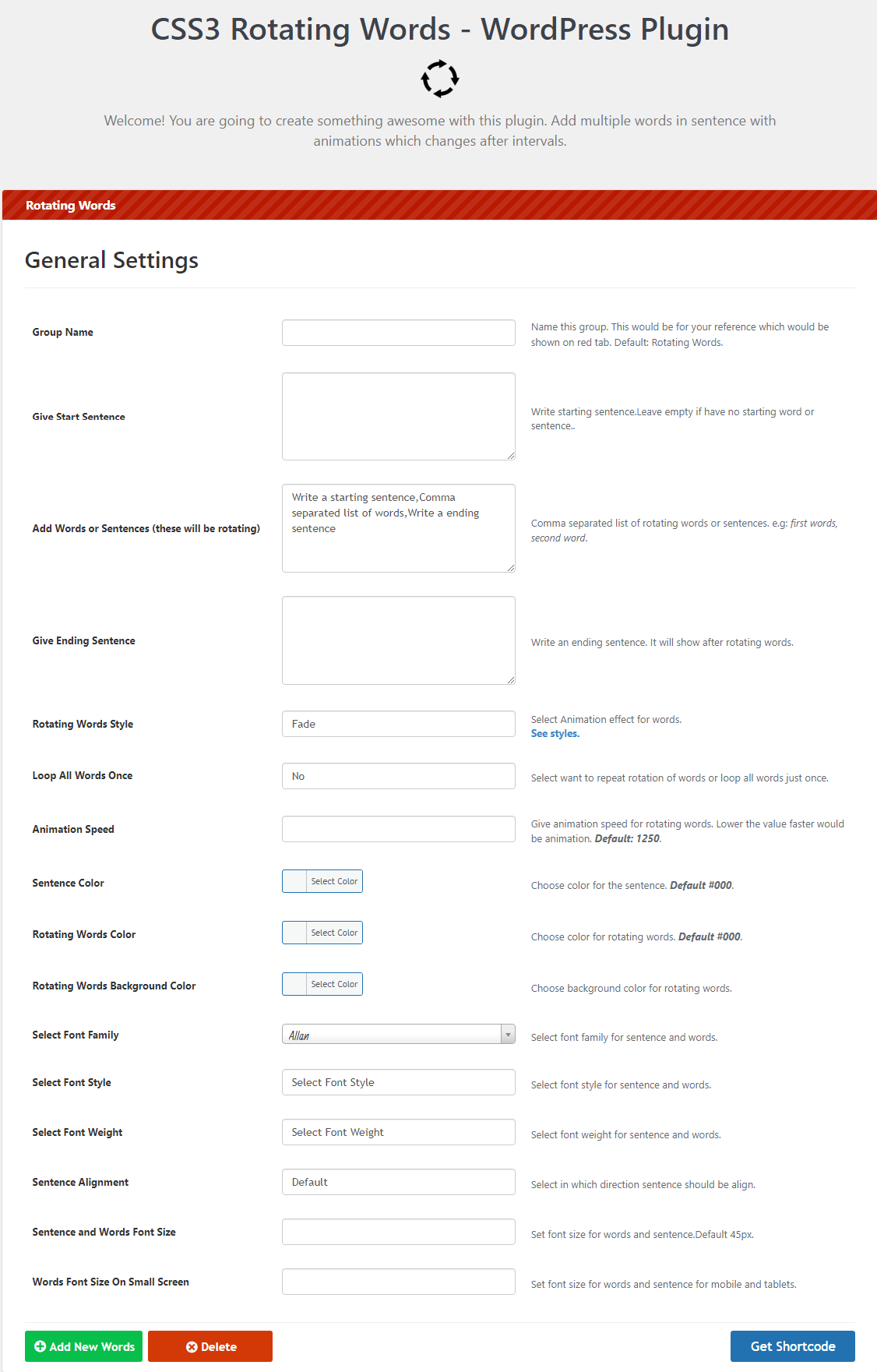 Webdevocean Css3 Rotating Words Wordpress Plugin
