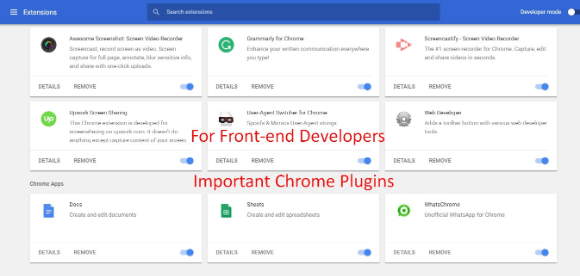 Important Chrome Plugins - For Frontend Developers