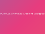 Pure Css Gradient Background Animation Webdevpuneet
