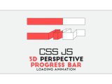 3d Progress Bar Animation With Css Javascript Perspective Loading Bar