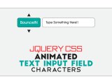 Animated Input Characters With Jquery Css Change Typing Animation