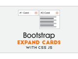 Bootstrap Expand Cards Animation With Css Bootstrap Collapsible Card