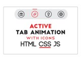 Css Active Tab Animation With Icons Animated Active Tab Slider