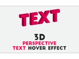 Perspective Text Hover Effect With Css Tweenmax 3d Perspective Move