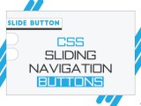 Css Sliding Navigation Buttons On Hover Pure Html Css
