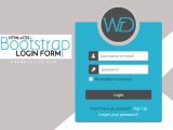 Free Bootstrap Login Form Source Code Web Dev Trick