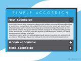 Simple Html Css And Javascript Accordion Example Source Code