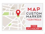 Javascript Google Map Marker With Css Custom Api Map Controls