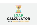 Javascript Loan Calculator With Bootstrap Ui Jquery Interest Calculator